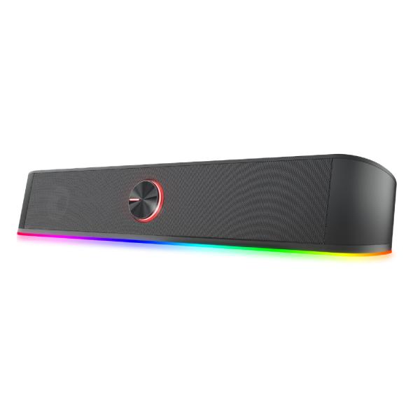 REDRAGON RGB 2.0チャンネルスピーカー GS560ゲームの臨場感を高めるRGBイルミネーションスピーカー特徴:・RGBイルミネーション: スピーカー上面をタッチするだけで、3パターンのレインボー色と3パターンの単一色で、計6種...