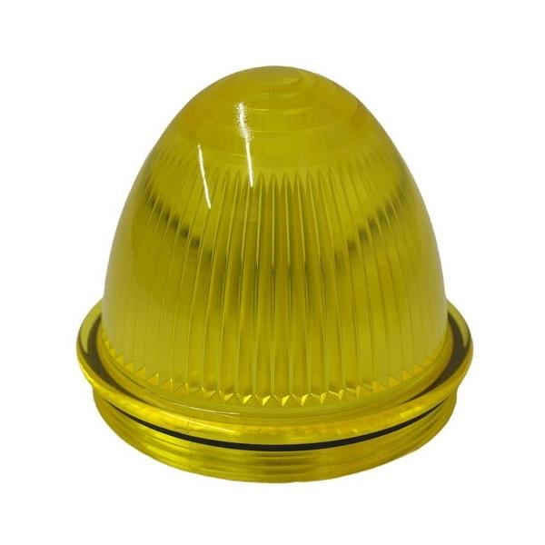 輝らアクリルマーカー　交換用レンズレンズ自体にネジが切ってあるのが特徴です。レンズを回して固定し、ビス止めします。直径84ｍｍ　高さ70ｍｍ表示の価格は交換レンズ1個の値段です４枚目以降の画像は取付可能なベースの写真です。JB品番　9210322