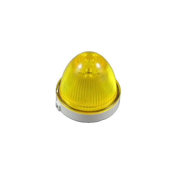 純正トラック用マーカーランプ２４V６W電球付き純正で使用されているマーカーランプです。レンズ自体にネジが切ってあるのが特徴です。レンズを回して固定し、ビス止めします。ネジピッチ６ｃｍ横幅９ｃｍ高さ約８ｃｍ（ネジ除く）商品コード　クリア　92...