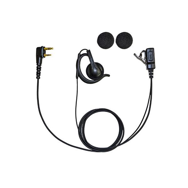 耳かけスピーカータイプのイヤホンマイクロホンアイコム防水2ピンプラグ聞き取りやすさと安定性の向上、耳への負担軽減衣類の襟元などにクリップで装着して手動による送信が可能対応機種：IC-DPR30/IC-DPR3/ID-31/ID-50/ID-...