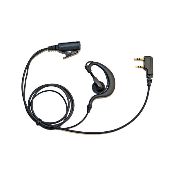 耳かけタイプのイヤホンマイクロホンケンウッド用動きに強い耳かけタイプとなります衣類の襟元などにクリップで装着して手動による送信が可能対応機種：UBZ-LS20/UBZ-LP20/UBZ-LP27R/UBZ-LM20等＜コード長さ＞ジャックか...