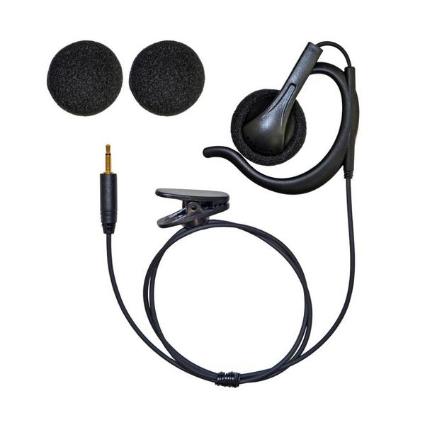 φ2.5プラグ耳かけスピーカータイプイヤホン予備スポンジ付属