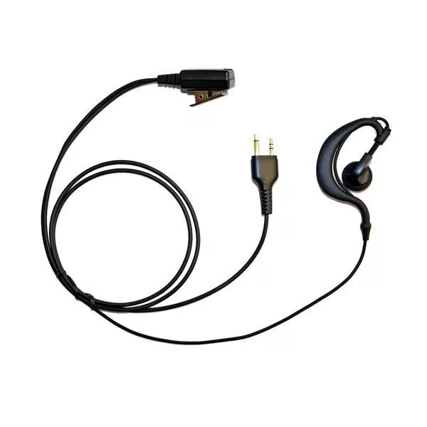 耳かけタイプのイヤホンマイクロホン動きに強い耳かけタイプとなります衣類の襟元などにクリップで装着して手動による送信が可能対応機種：ALINCO、ICOM　2ピン全般　　　　　YAESU　2ピンの一部＜コード長さ＞ジャックからクリップ型マイク...