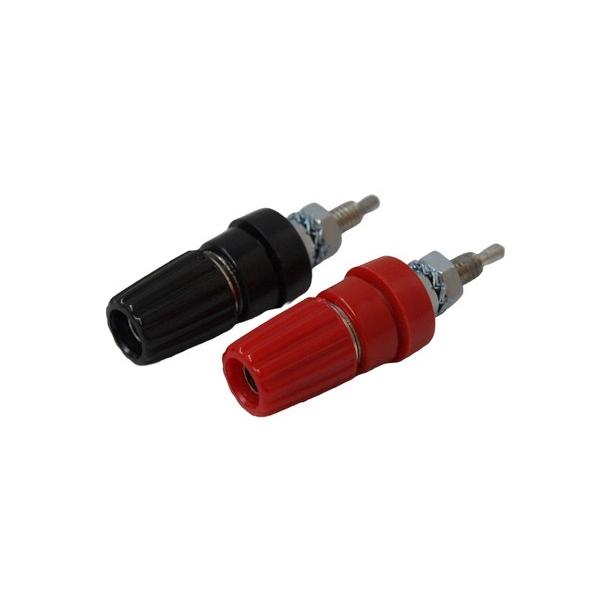 アルインコ　DCDCコンバーターDT-712B・DT-921用ターミナル　補修部品。並びの写真　左側から２セット目つまみ直径　12ｍｍつまみ内心　M6全長　43ｍｍ値段は赤/黒いずれか１個の価格です。（赤黒セットではありません）アルインコ　...