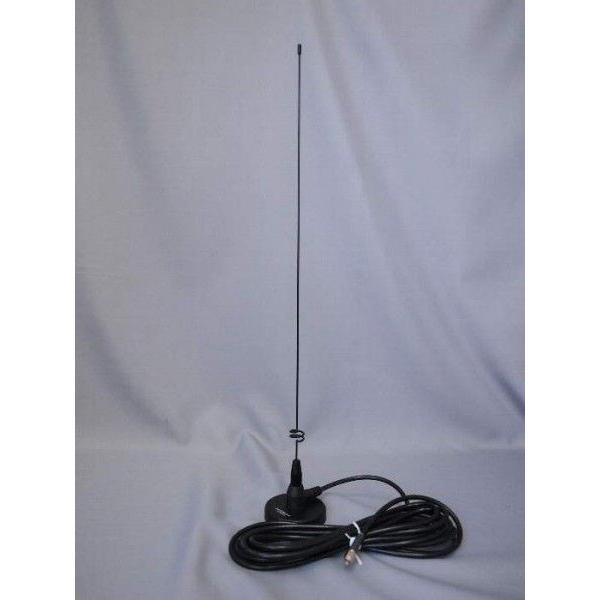 ●144/430MHz帯マグネットマウントアンテナ●利得:3.4dBi（430MHz）●全長：0.5m●インピーダンス:50Ω●重量:400g●耐入力:70W●同軸ケーブル:RG-58C/U 4ｍ●SMA-Pコネクター付