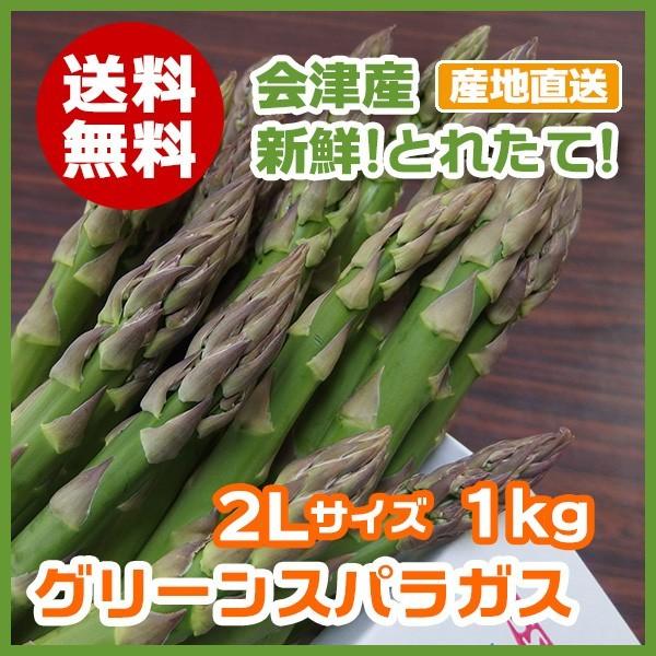 会津産！とれたての新鮮グリーンアスパラガスを産地から直送！送料無料♪（北海道、九州、沖縄は別途送料追加）一部離島へのお届け不可となっております。※その日収穫された量のみの出荷になりますので、ご希望日にお届けできない場合がございます。・商品名...