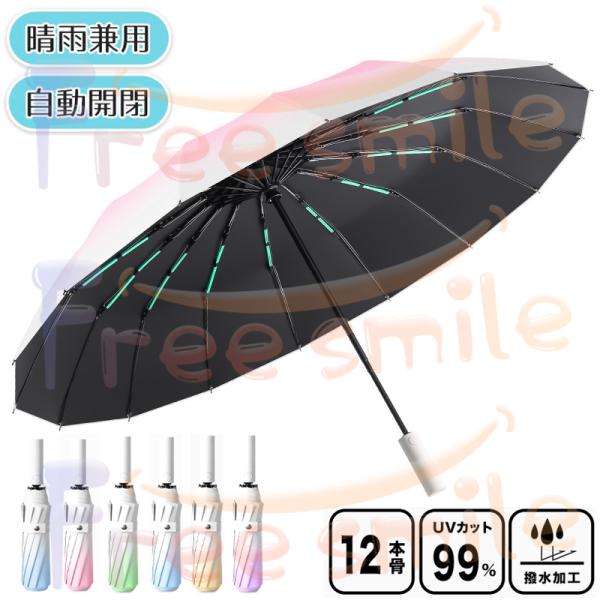 【雨に濡れない大きいサイズ 】直径105cmの大判サイズで大人2人で使用しても濡れにくい設計。【簡単開閉】ワンタッチ ボタン一つで簡単に開閉できる 自動開閉 デザイン。【 超撥水加工 】表面に加工を施しており、しっかりと雨を弾いてくれるので...