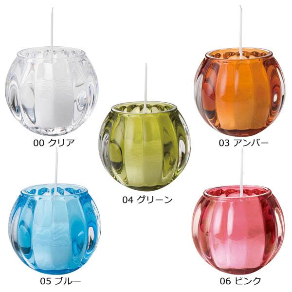 あかりを灯すと美しい放射状の光が放たれ、炎のゆらめきに合わせて光がなびく美しいリレーキャンドル。■直径7.5cm×高さ6cm■ガラス製■同色6個セット■燃焼時間：約4時間■日本製（ペガサスキャンドル）■ご希望のかたにはご注文個数分のお持ち帰...