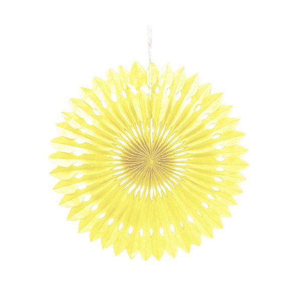 ■紙製、イエロー■直径約40cm■折りたたんで収納することができます。