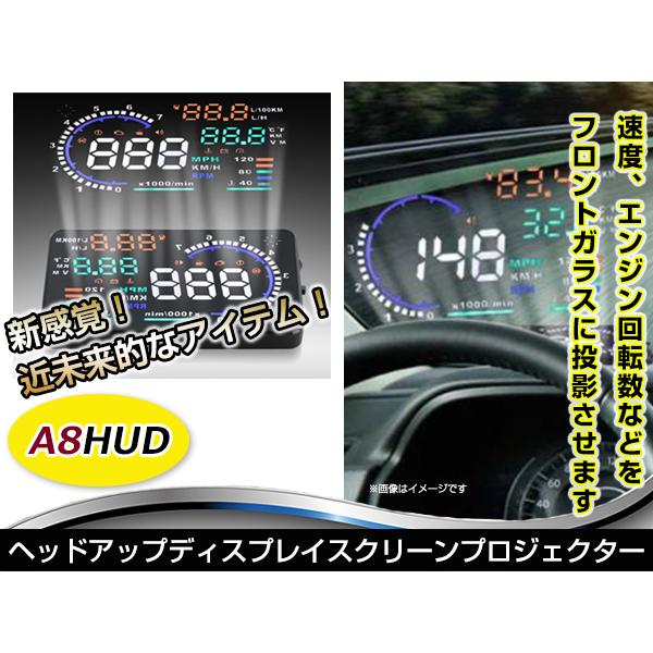 ・車種：2010年9月以降発売の輸入車◆セット内容：・本体・OBDIIコネクター・ノンスリップマット・反射フィルム・取扱説明書(英語)※取付けサポート、操作サポートは致しかねます。予めご了承下さい。大型5.5インチ HUDヘッドアップディス...
