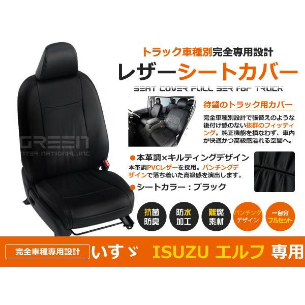■参考適合車種■・メーカー：いすゞ?・車種：エルフ・型式：5型 NPR/NPS/NQR/NQS 81系 72系 71系・年式：H11/5〜H18/12・カラー：ブラック・定員：2・適合可能：SG / ST / SE CUSTOM ワイドキャ...