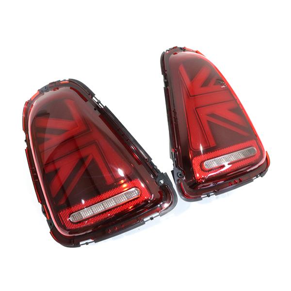 ■参考適合車種■・メーカー：BMW・車種：MINI・型式：R55 R56・年式：2007〜2010・カラー：レッド◆セット内容：左右セットユニオンジャックテールランプです。カプラーオンでポン付けです。■送料：850円(九州、北海道は1000...