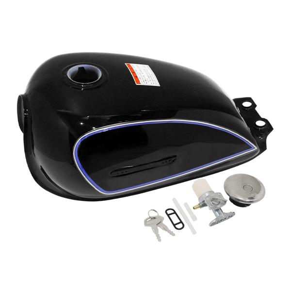 ■参考適合車種■・メーカー：スズキ・車種：GN125 グラストラッカー ボルティ・カラー：ブラック 黒◆セット内容：燃料タンク×1フューエルコック×1タンクキャップ×1スズキ GN125 グラストラッカー ボルティ 燃料タンク・タンクキャッ...