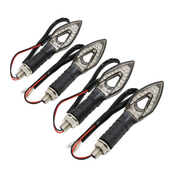 ・商品仕様：【適合車種】ゼファー モンキー MT-25 XJR400 GSX ZRX1200 SMC CBR1000RR CB400SF【対応電圧】DC12V【仕様】防水【レンズカラー】クリア【LED数】14発(片側)【発光パターン】シーケ...
