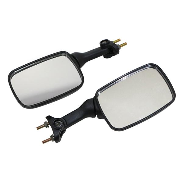 ・■セット内容：ZXR250/400/750のカウルミラー 左右セット【カラー】ブラック【サイズ】本体サイズ(約)：8.5cm×23cm×4.5ｃｍミラーサイズ(約)：8cm×12.5cm取り付けピッチ：28mm※ピッチが合えば他車種にも使...