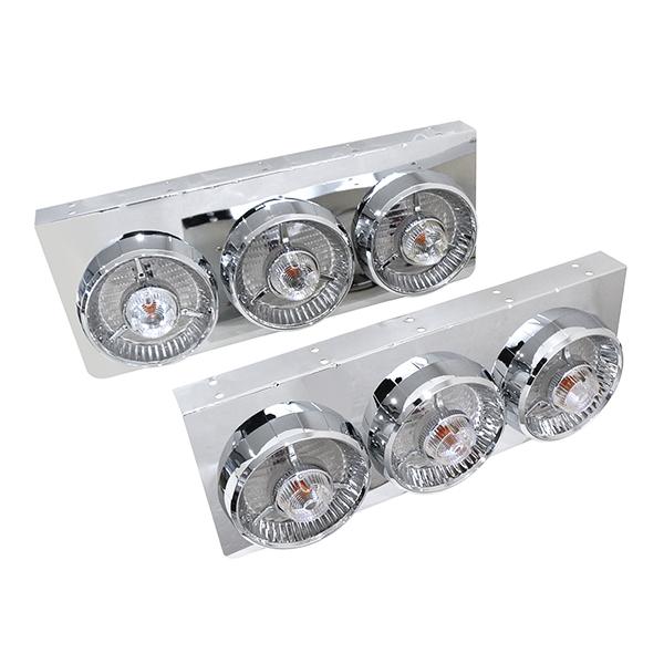 ・対応V数：24V車専用・サイズ：（約）長さ：625mm 高さ：255mm 奥行：185mm◆セット内容：本体×2(左右セット)汎用品になりますのでサイズが合えばどの車種にも装着可能です。取付簡単なL型ステー付です加工バンパーの方やレトロ仕...