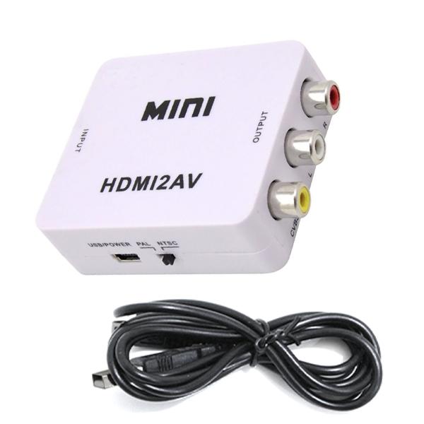 ・商品仕様：【アダプタ詳細】・スペック：HDMI→RCA・入力端子：HDMI（映像/音声）・出力端子：コンポジット映像/アナログ音声L/R各ｘ1・出力信号：PAL/NTSC・サイズ：66(D)×55(W)×20(H)mm・重さ：40g【VT...