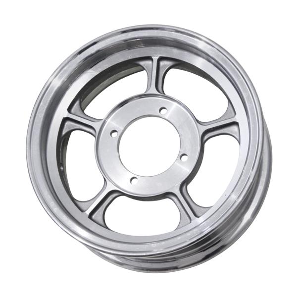 ・商品仕様：【参考適合車種】ホンダ　モンキー ゴリラ【ホイールサイズ】１０インチ 約3.75J 【ＰＣＤ】約91ｍｍ【カラー】メッキ※チューブレス式■セット内容アルミホイール×1モンキー ゴリラ 10インチ ワイド ホイール ブラック 3....