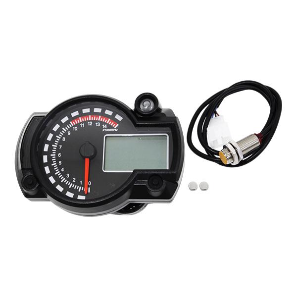 ・商品仕様：【スピードセンサータイプ】磁石式【タコメーター】電気式(接続方法：(1)プラグコードに巻きつけ(2)ジェネレーターから２スト・４スト設定可能タイヤ外周設定可能【サイズ】高さ：約100mm　横幅：約140mm　縦幅：約42mm【回...