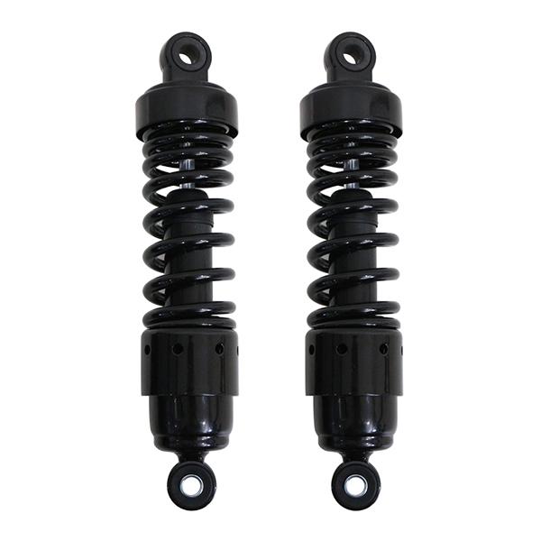 ・商品仕様：【カラー】ブラック【取付参考車種】カワサキ 250TR/TR250【仕様(スペック)】取り付け長：約265mmスプリング幅：約60mmセット内容：2本セット※ゴムブッシュサイズ及びカラーのサイズが合わない場合別途カラーをご用意い...
