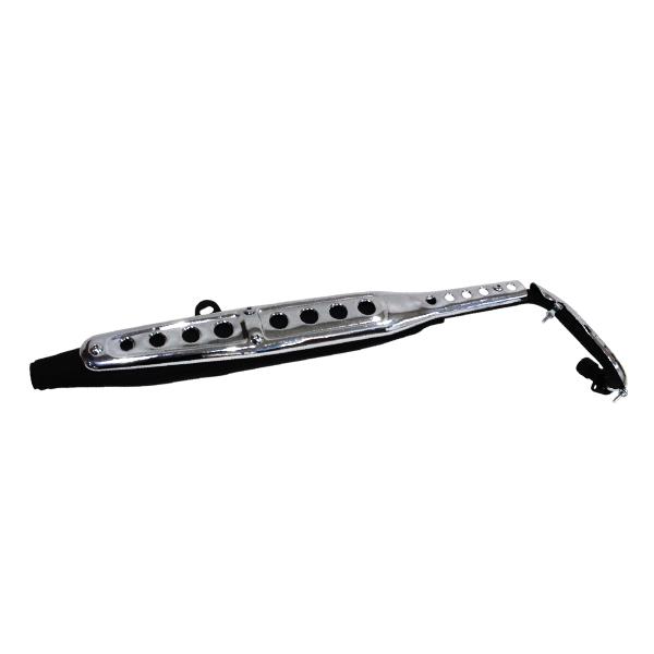 ■参考適合車種■・メーカー：ホンダ/HONDA・車種：ダックス ST50 スーパーカブ・備考：スーパーカブへの取付の場合はステーのご用意及びレッグシールドの取り外しが必要ですダックス ST50 ノーマルタイプ マフラー スーパーカブにも※社...