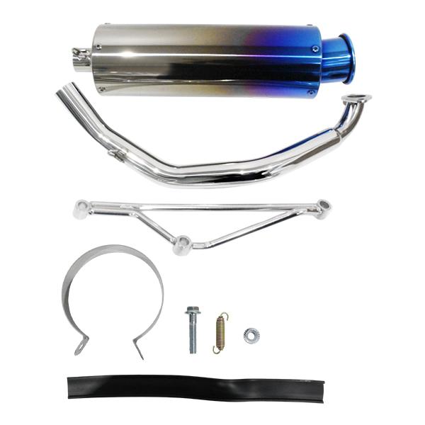 ■参考適合車種■・メーカー：汎用・車種：GY6 125cc 152qmi 150cc 157qmj ・カラー：焼き入れGY6 125cc 152qmi 150cc 157qmj 焼き入れ ステンレス マフラー交換・補修・修理にオススメの商品...