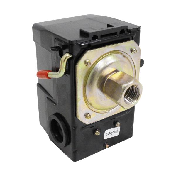■商品詳細■・商品仕様：【対応電圧】・AC 230V以下 電流許容：16A【対応圧力】・175PSI、12バー 0.8Mpa停止 0.6Mpa起動■セット内容・エアーコンプレッサー 圧力スイッチ 0.8Mpa サイドスイッチ型 1ポートエア...