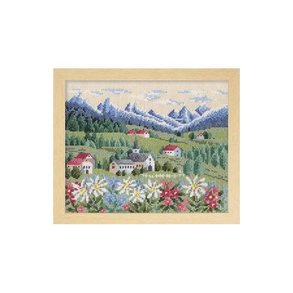 <出来上がり寸法>額外径：縦35.1cmx横41.8cm、額内径：縦29.7cmx横36.4cm<デザイン>オノエ・メグミ<キット内容>25番ししゅう糸No.3000布 ジャバクロス中目(ベージュ)クロス...