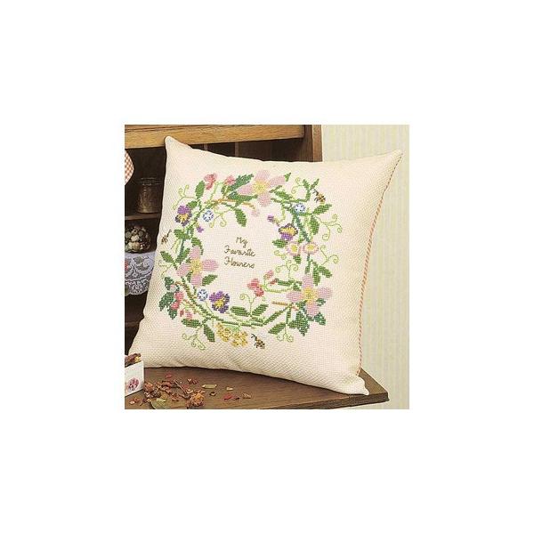 <出来上がり寸法>縦40cmx横40cm<デザイン>青木和子<キット内容>25番ししゅう糸No.3000布 ジャバクロス中目(ベージュ)クロス針チェック布カラー図案付説明書<打込目数>9カウン...