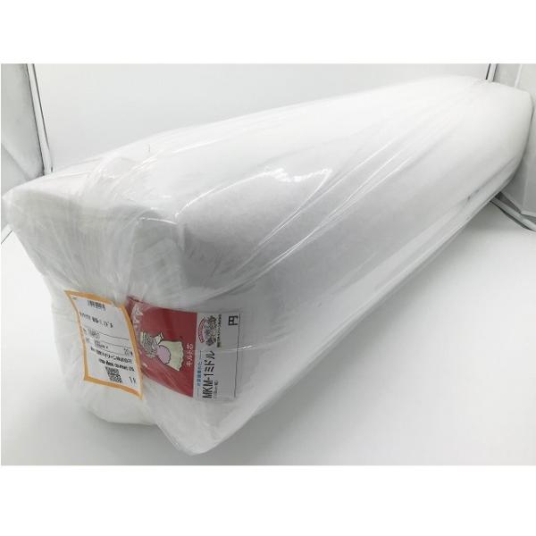 バイリーン→オルヌマンに変更になりました。片面 のりつき 接着 キルト芯 ソフト 100cm×20m 巻 白 MKM-1簡単にアイロン接着できるキルト綿。しつけの手間が省け、作品をスピーディに美しく仕上げることができます。ハンドはもちろんミ...