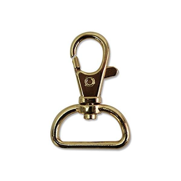 ・内径：2.2x4.2cm・素材：ダイキャスト・10個入アウトドアバッグやカジュアルタイプのバッグ等に使われています。Dカンや角カンと組み合わせて、着脱自在に引っ掛ける事が出来ます。パーツの組み合わせによりデザインも機能も満足！！