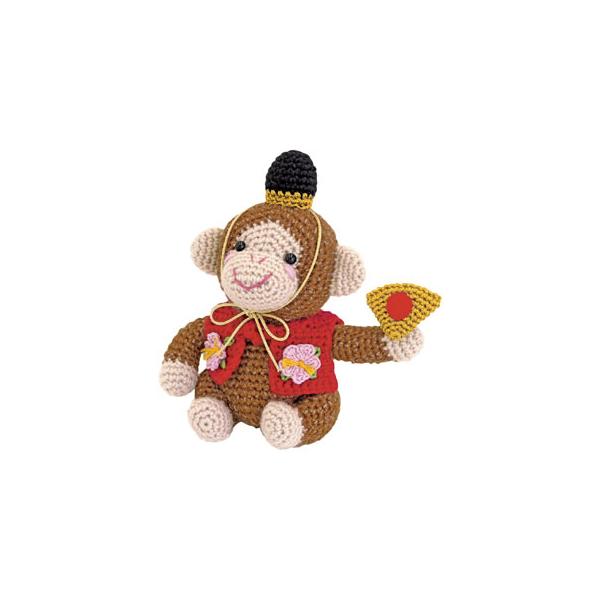 編物キット　初級〜中級デザイン福村弘美出来上がり寸法約 高さ14cm×横15cmキット内容ツリーハウス フォレスト… 茶（105）ミルキーベビー…ベージュ（8）ミルキーキッズ…黒（63）、ピンク（57）プレミオ…赤（15）シャイニーリフレク...