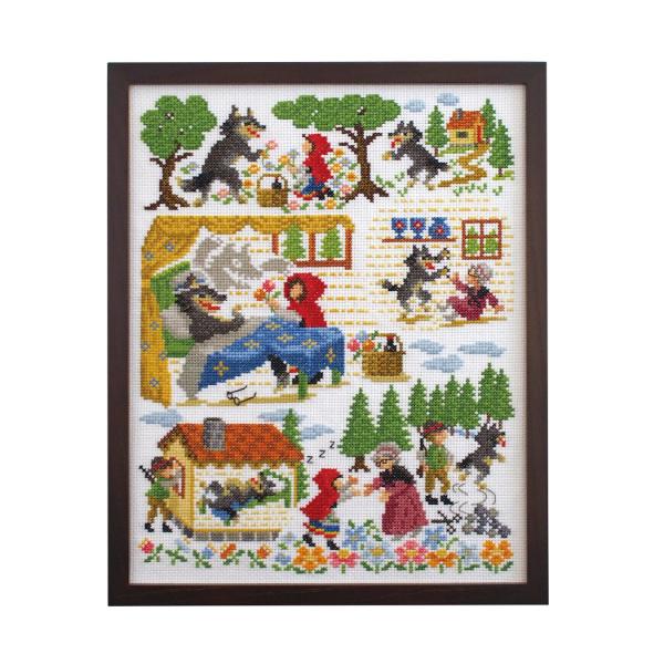 人気刺しゅう作家Nitkaさんとのコラボレーションキット第２弾幼い頃、誰もが一度は夢見た童話の世界をクロス・ステッチで表現しました。14カウントのアイーダを使用した、刺しごたえのあるキットです。クロス・ステッチに没頭するとともに、物語の世界...