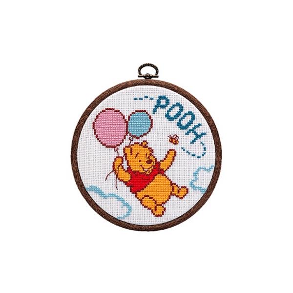 <出来上がり寸法>額内径：15.5cm<キット内容>25番ししゅう糸No.8300布 インディアンクロス(オフホワイト)おしゃれフープクロス針プリントネームカラー図案付説明書<目数>13カウント／1インチ...