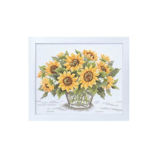 <出来上がり寸法>額外径：縦35.1cmx横41.8cm、額内径：縦29.7cmx横36.4cm<デザイン>オノエ・メグミ<キット内容>25番ししゅう糸No.3000布 ジャバクロス中目(白)クロス針カラ...