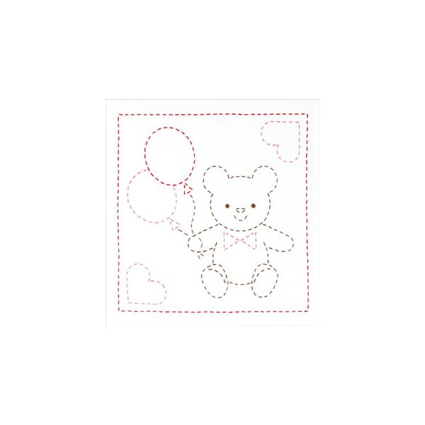 <出来上がり寸法>約縦34ｃｍｘ横34ｃｍ<キット内容>刺し子糸晒木綿(白)刺し子針（特大）カラー説明書<重量>約47g<備考>図案は布にプリント済み。みんなできちゃうシリーズらくらく「刺し子...