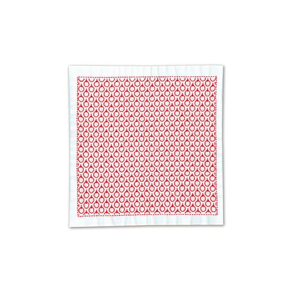 <出来上がり寸法>約縦34cm×横34cm<キット内容>●晒木綿（綿１００％）：白　●作り方説明書●刺し子糸（綿１００％）●刺し子針<備考>図案は布にプリント済み。<重量> 約57g