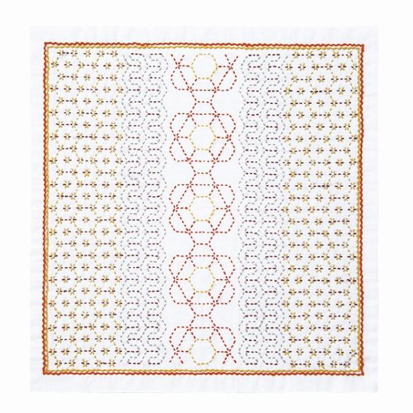 La bouquetire -花売りの少女-毎日の暮らしを彩る花たち一針一針刺し進めて　姿を現す愛らしい花模様が優しい気持ちにさせてくれますあなたが刺す世界に一つだけの　Hana-Fukin<出来上がり寸法>約縦34cm×横34...