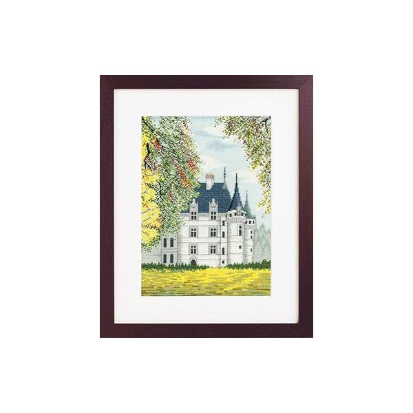 <出来上がり寸法>額外径：縦47.7cmx横38.7cm、額内径：縦42.2cmx横33.3cmマット紙内径：縦32.5cmx横23.4cm<デザイン>越智通子<キット内容>25番ししゅう糸No.3800...