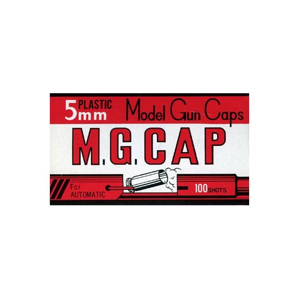 モデルガン専用 キャップ火薬 5mm M.G.CAP 100発入 【MGC 5ミリ モデルガンキャップ MGキャップ 発火モデルガン用 カネコ】モデルガン専用5ミリキャップ火薬です。■内容量：100発■メーカー：カネコ発火 非発火 モデルガ...
