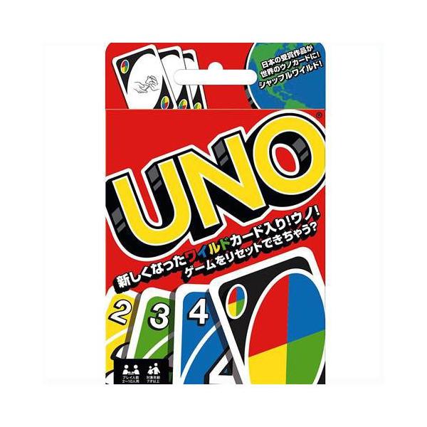 UNO ウノ (2017年リニューアル版) カードゲーム 【シャッフルワイルド 白いワイルドカード付属 パーティゲーム マテル】発売以来、不動の人気を誇るカードゲームの定番中の定番「UNO(ウノ)」!ポップになったパッケージデザインだけでな...