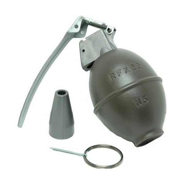 手榴弾型 6mmBB弾専用 BBボトル M26A1 (レモン型) 【収納ケース エアガン サバゲー用 コスプレ 衣装小道具 サンプロジェクト】手榴弾の形をした6mmBB弾専用のBBボトルです。■全長：約11cm■収納数：約500発  ■付属...