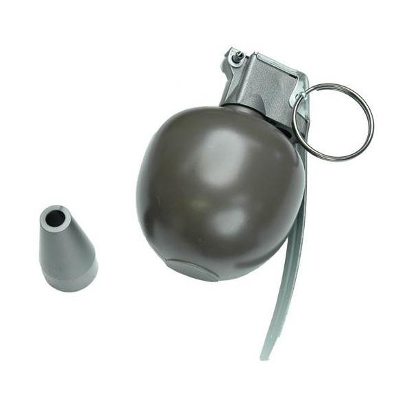 手榴弾型 6mmBB弾専用 BBボトル M67 (リンゴ型) 【収納ケース エアガン サバゲー用 コスプレ 衣装小道具 サンプロジェクト】手榴弾の形をした6mmBB弾専用のBBボトルです。■全長：約11cm■収納数：約500発  ■付属品：...