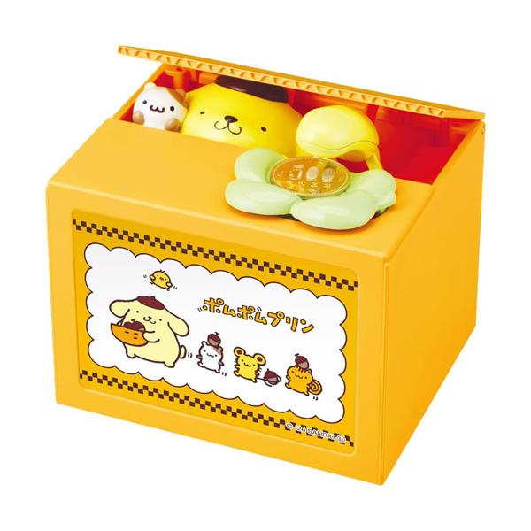NEW ポムポムプリンバンク (貯金箱 ポムポムプリンBANK 2026年発売版) 【サンリオ いたずらBANKシリーズ いたずらバンク シャイン グッズ 雑貨 ギフト 玩具】サンリオのポムポムプリンと一緒に楽しく貯金ができる貯金箱「ポムポ...