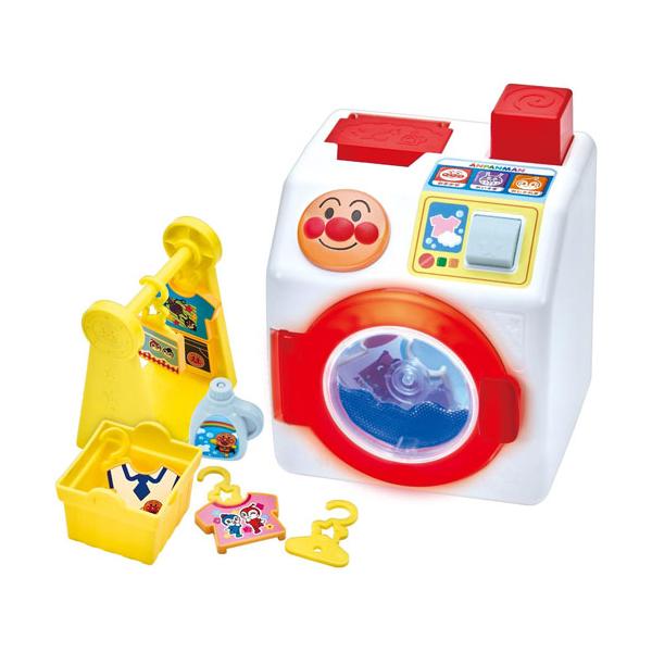 プッシュでぐるぐる！きれいにほせたよ！アンパンマンおしゃべりせんたくき 【おままごと 洗濯機 知育玩具 グッズ 誕生日 クリスマスプレゼント ギフト 玩具】「プッシュでぐるぐる！きれいにほせたよ！アンパンマンおしゃべりせんたくき」が登場！光...