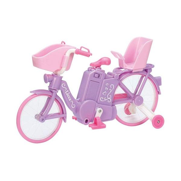 リカちゃん LF-05 ラクラクおでかけ! 電動じてんしゃ 【ハウスシリーズ グッズ 電動自転車 人形用 タカラトミー】リカちゃんをのせて走らせられます。前と後ろにミキちゃん・マキちゃんも乗せられます。また、前カゴと後部座席は取り外しも可能...