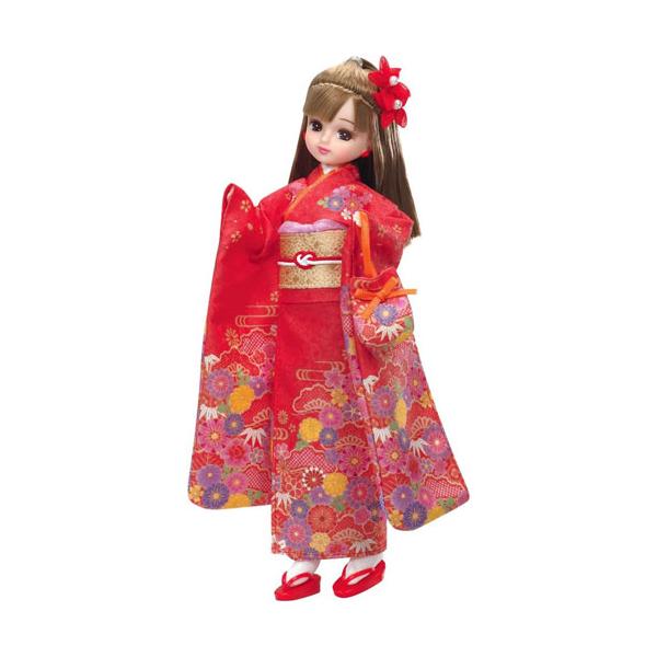 リカちゃん ドール LD-30 Kimonoリカちゃん 紅 (着物リカちゃん) 【和服 和装 日本 着せ替え人形 人形本体 玩具 プレゼント タカラトミー】上品な赤い着物を着たリカちゃん人形です。花尽くしの柄の赤い着物のリカちゃんです。髪型...