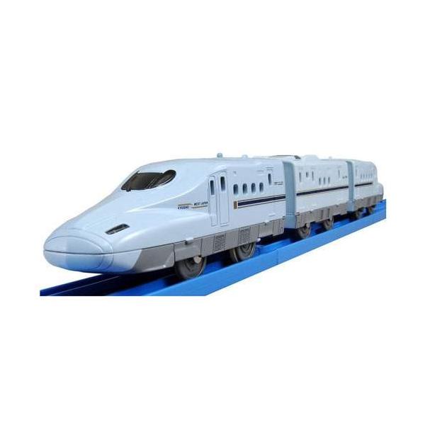 プラレール S-04 ライト付N700系新幹線みずほ・さくら (2014年新発売版) 【車両単品(新幹線・編成車両) 電車 鉄道玩具 タカラトミー】「N700系新幹線みずほ・さくら」が車両単品として登場！ 走行中はライトが光ります。動力車は...