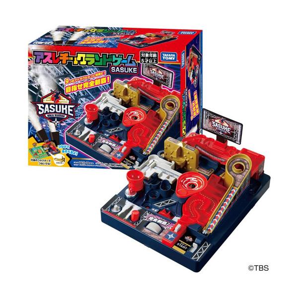アスレチックランドゲーム サスケ SASUKE 【昭和レトロアクションゲーム ボードゲーム テーブルゲーム 玩具 おもちゃ タカラトミー】今度のアスレチックランドゲームのテーマは「SASUKE」!9つのアスレチックに挑戦して、目指せ完全制覇...