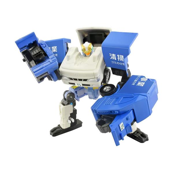 トミカ ジョブレイバー TJB07 クリーンブレイバー トヨタ ダイナ 清掃車 【TOYOTA ミニカー 自動車 変形合体ロボット フィギュア 人形】「特装合体ロボ ジョブレイバー」から新しいジョブレイバー『クリーンブレイバー トヨタ ダイ...